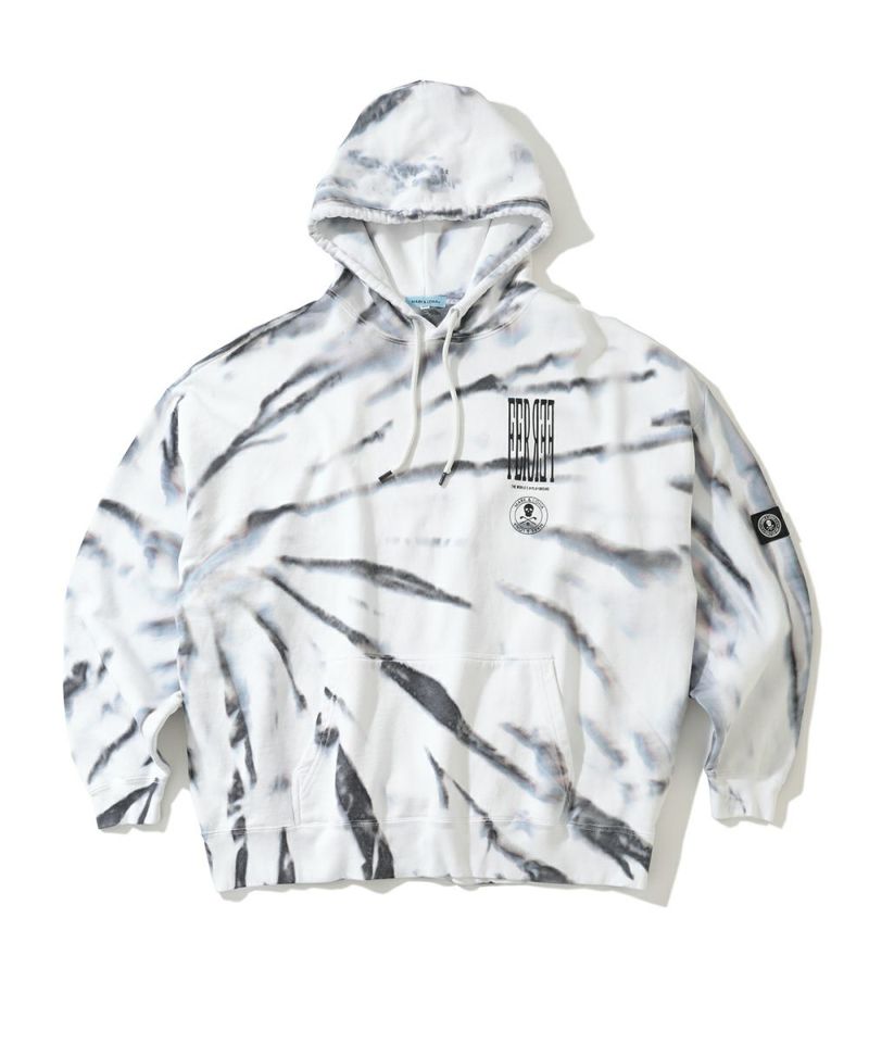Ever Tie DYE LOUNGE Hoodie MEN Red 50 XL